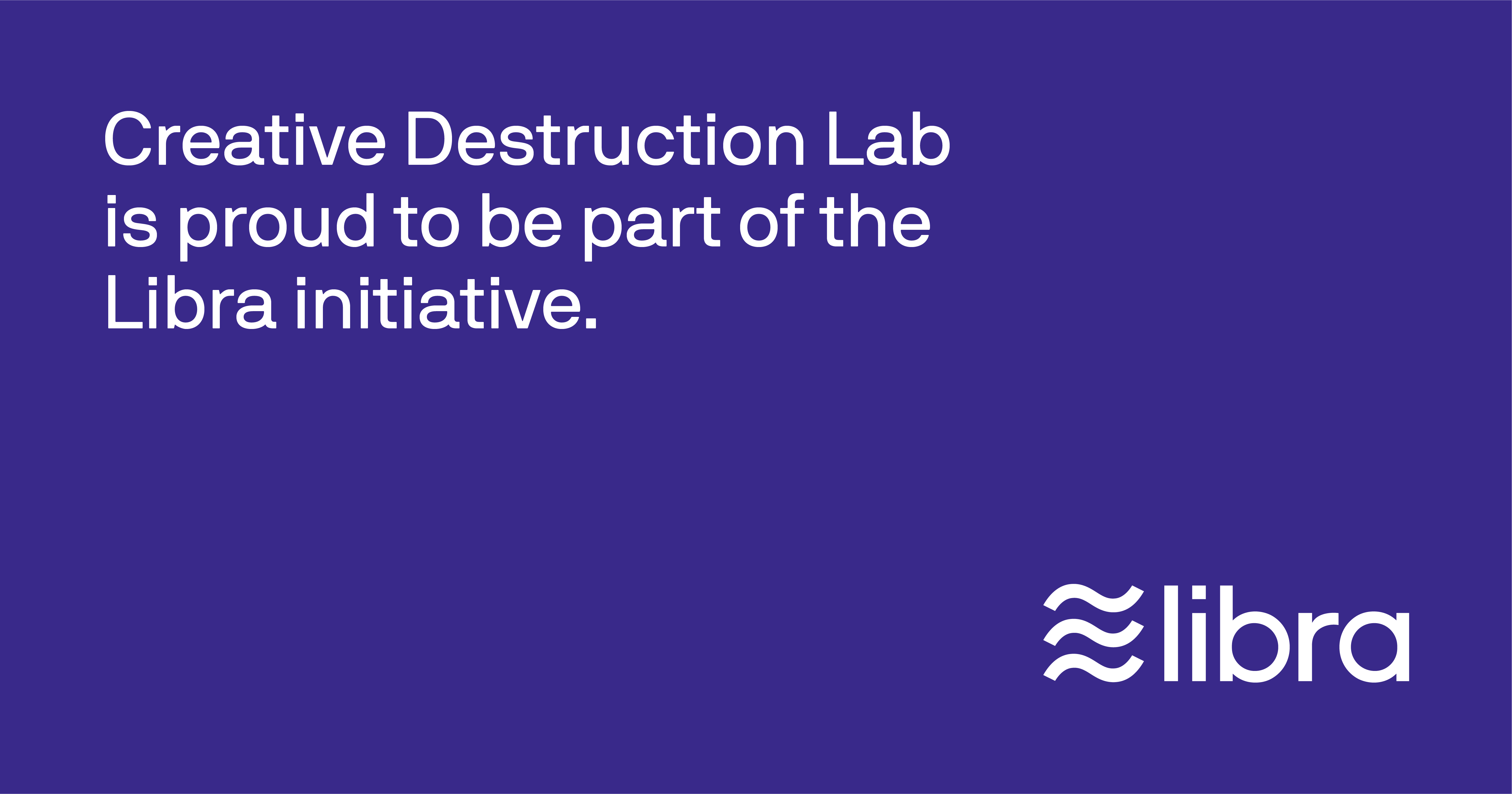 Creative Destruction Lab joins the Libra Association as first named ...